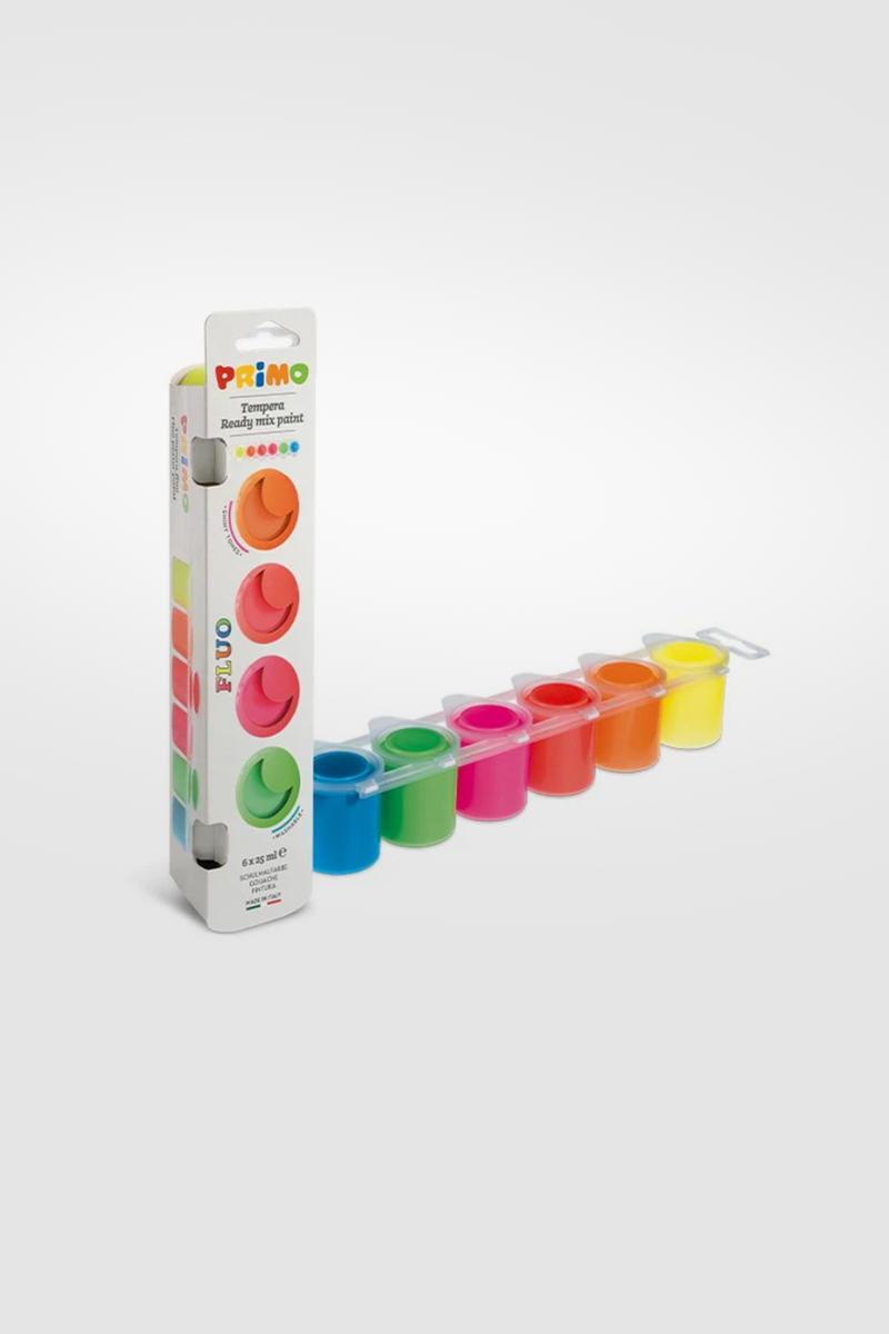 Primo Premium Ready-mix poster paint 6 Fluo Colours – The Orenda Tribe