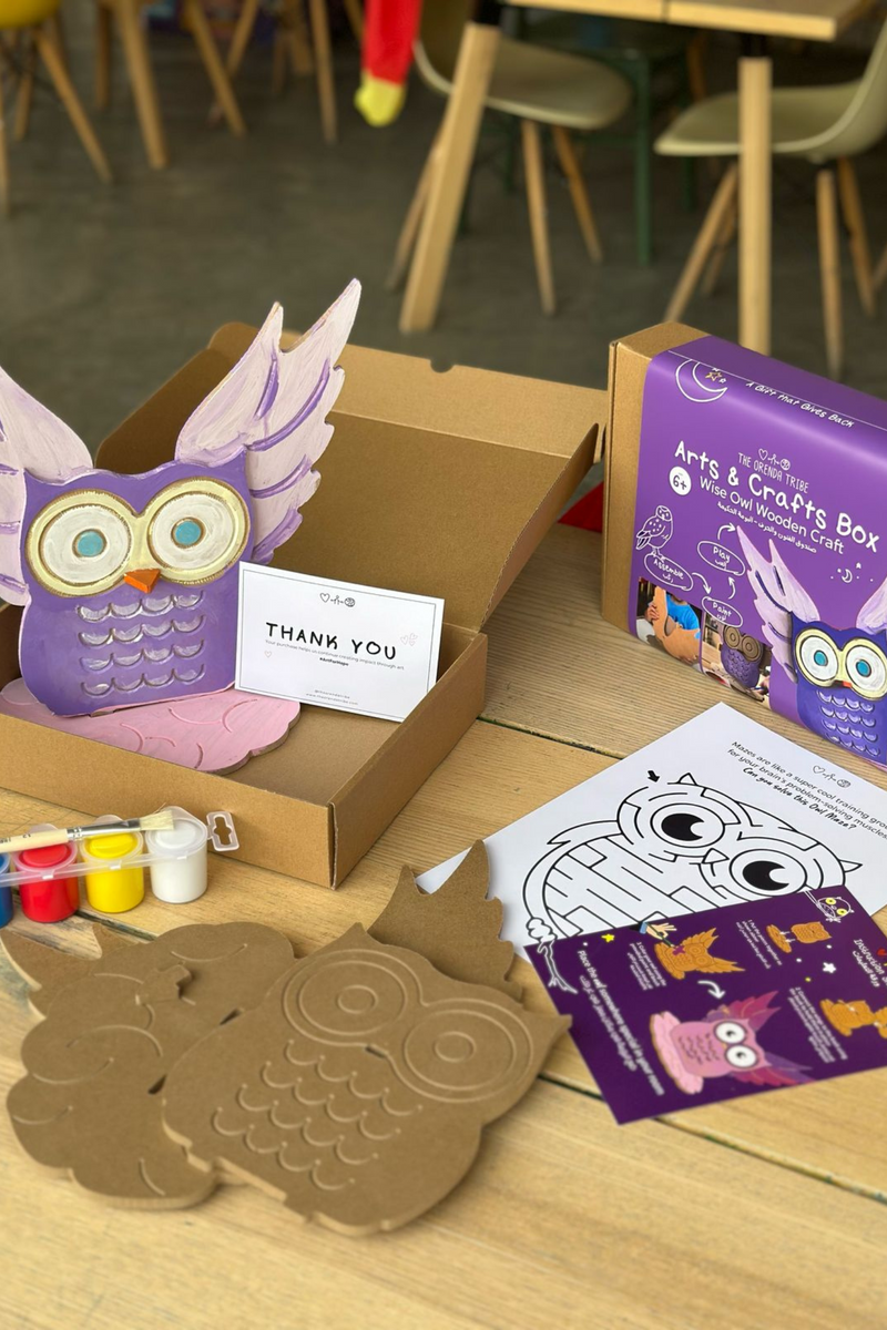 Owl Arts & Crafts Box – The Orenda Tribe