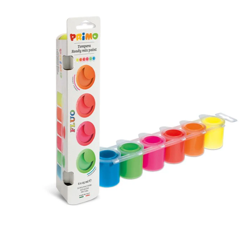 Primo Premium Ready-mix poster paint 6 Fluo Colours – The Orenda Tribe
